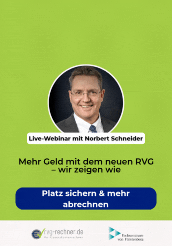 Alle RVG-Tabellen im Überblick